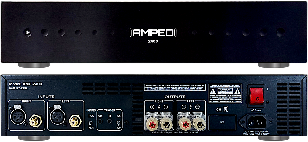 AMPED AAP-1 & AMP 2400 PACKAGE | The Audio Legacy