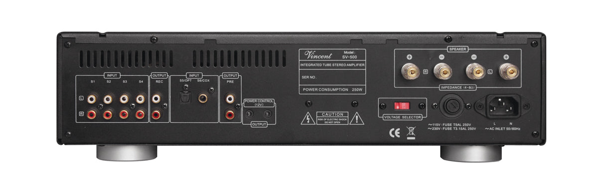 VINCENT SV-500 INTEGRATED AMPLIFIER | The Audio Legacy